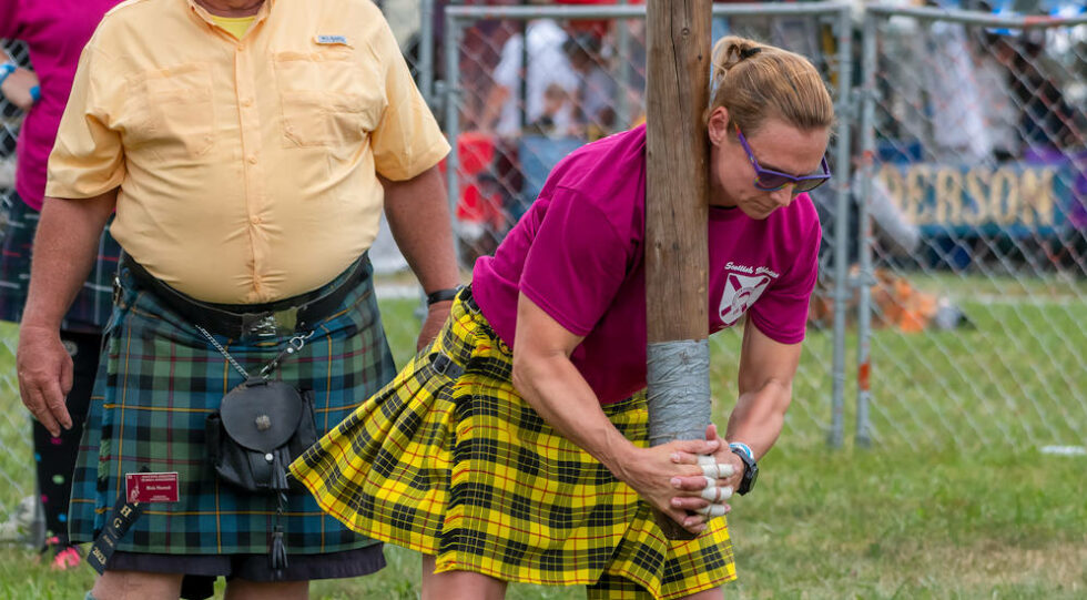 Highland Games 2023 Women’s Heavy Athletics Winner - Grandfather Mountain